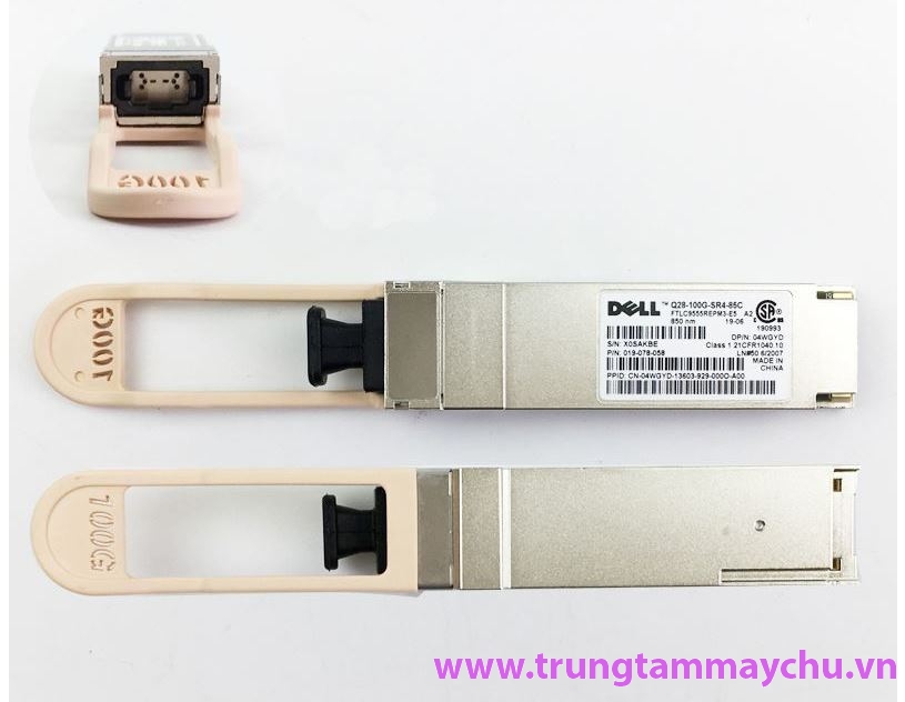 Module quang Dell EMC PowerEdge QSFP28 SR4 100GbE 85C optic - 4WGYD ...